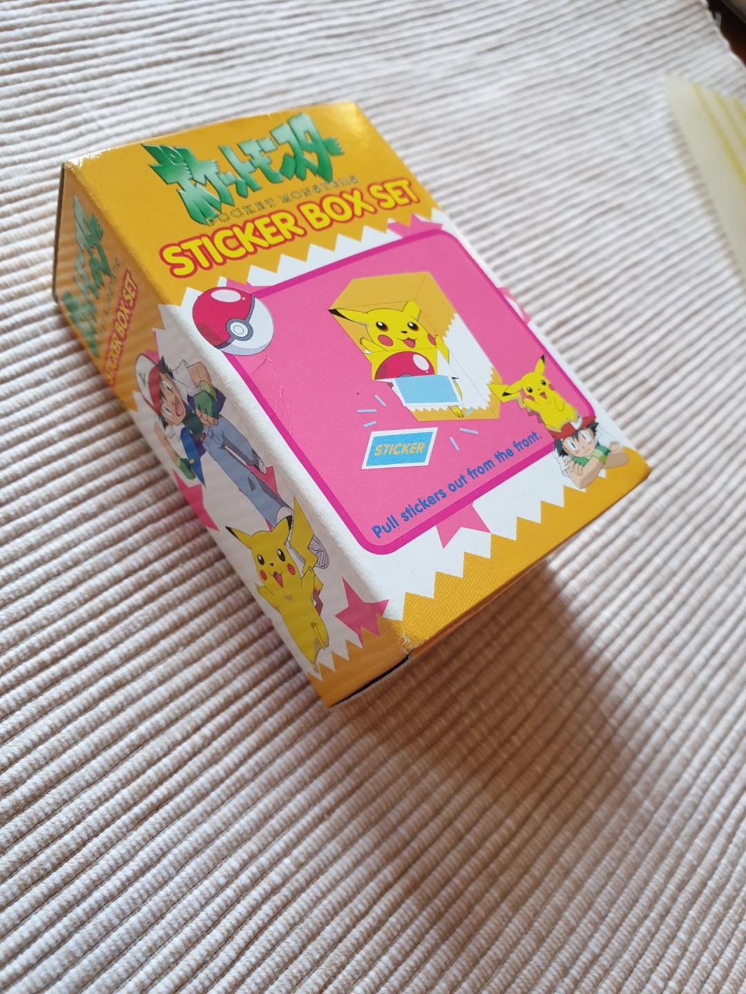 Limited edition 1st Generation Pokemon Roll Box Stickers, Hobbies ...