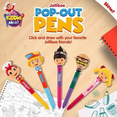 Limited Edition Jollibee Pop-out Pen, Hobbies & Toys, Stationary ...
