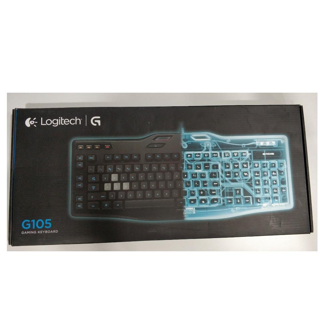 Logitech G105 Gaming Keyboard, Computers & Tech, Parts & Accessories, Computer Keyboard on Carousell