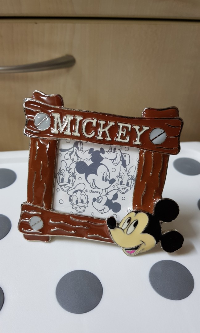 Mickey mouse photo frame, Furniture & Home Living, Home Decor, Frames ...