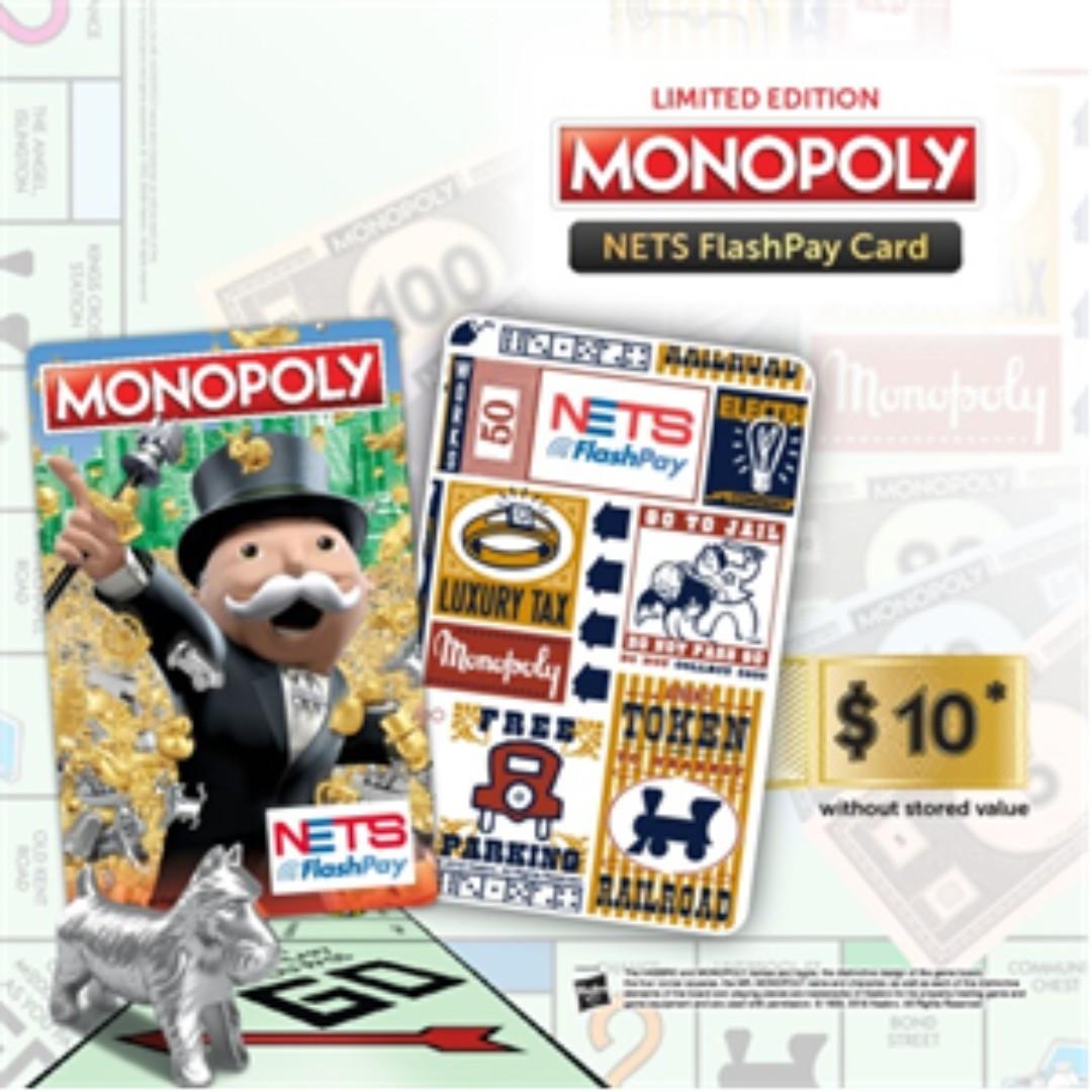 Mr Monopoly NETS FlashPay Limited Edition SPECIAL NUMBER GOLDEN NUMBER ...
