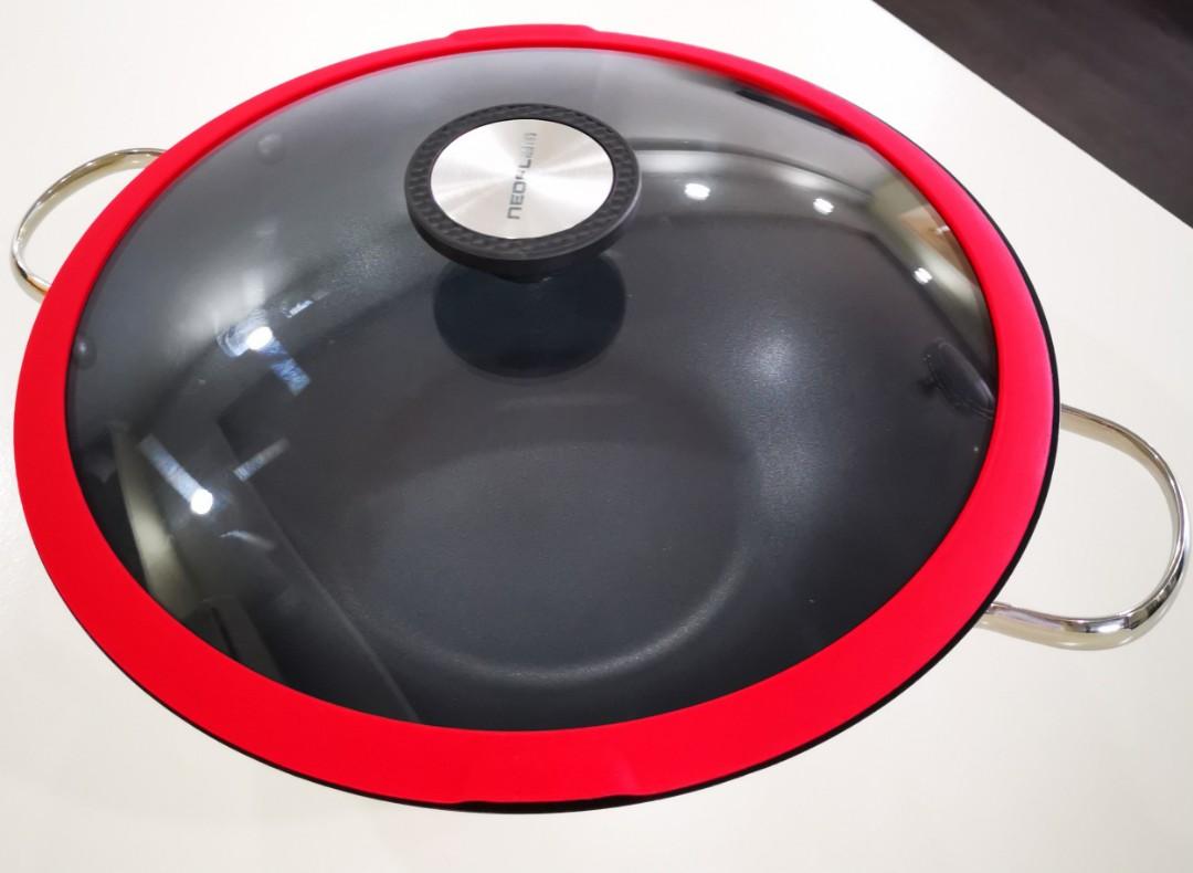 NEOFLAM Stainless Steel Wok, Furniture & Home Living, Kitchenware ...
