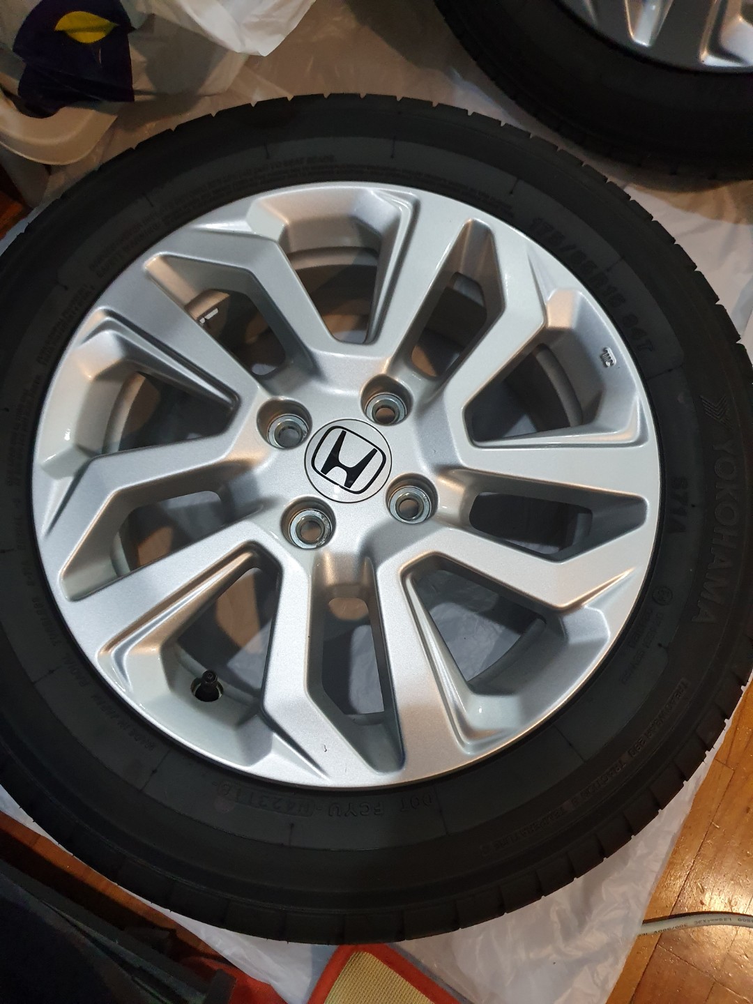 Original Honda Enkei 15 inch rims 15", Car Accessories, Tyres & Rims on ...
