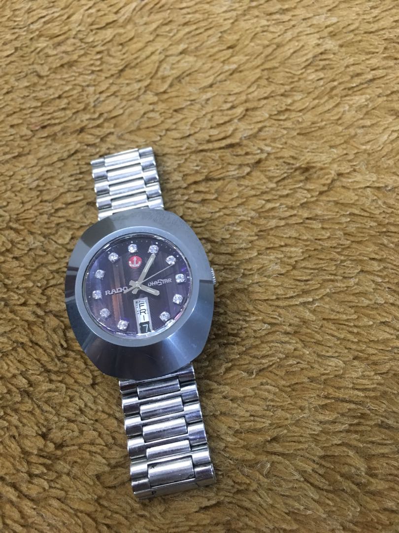 Rado Diastar Blue Face, Men's Fashion, Watches & Accessories, Watches ...