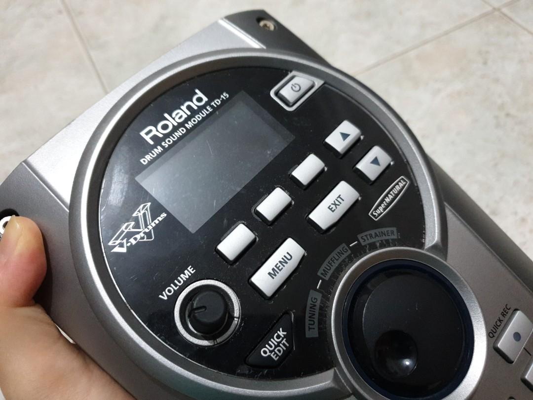 Roland TD-15 drum module w/ cable snake and power adaptor, V ...