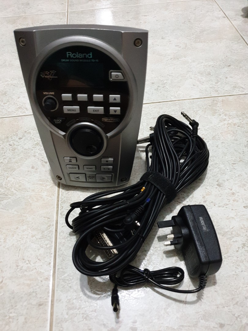 Roland TD-15 drum module w/ cable snake and power adaptor, V ...