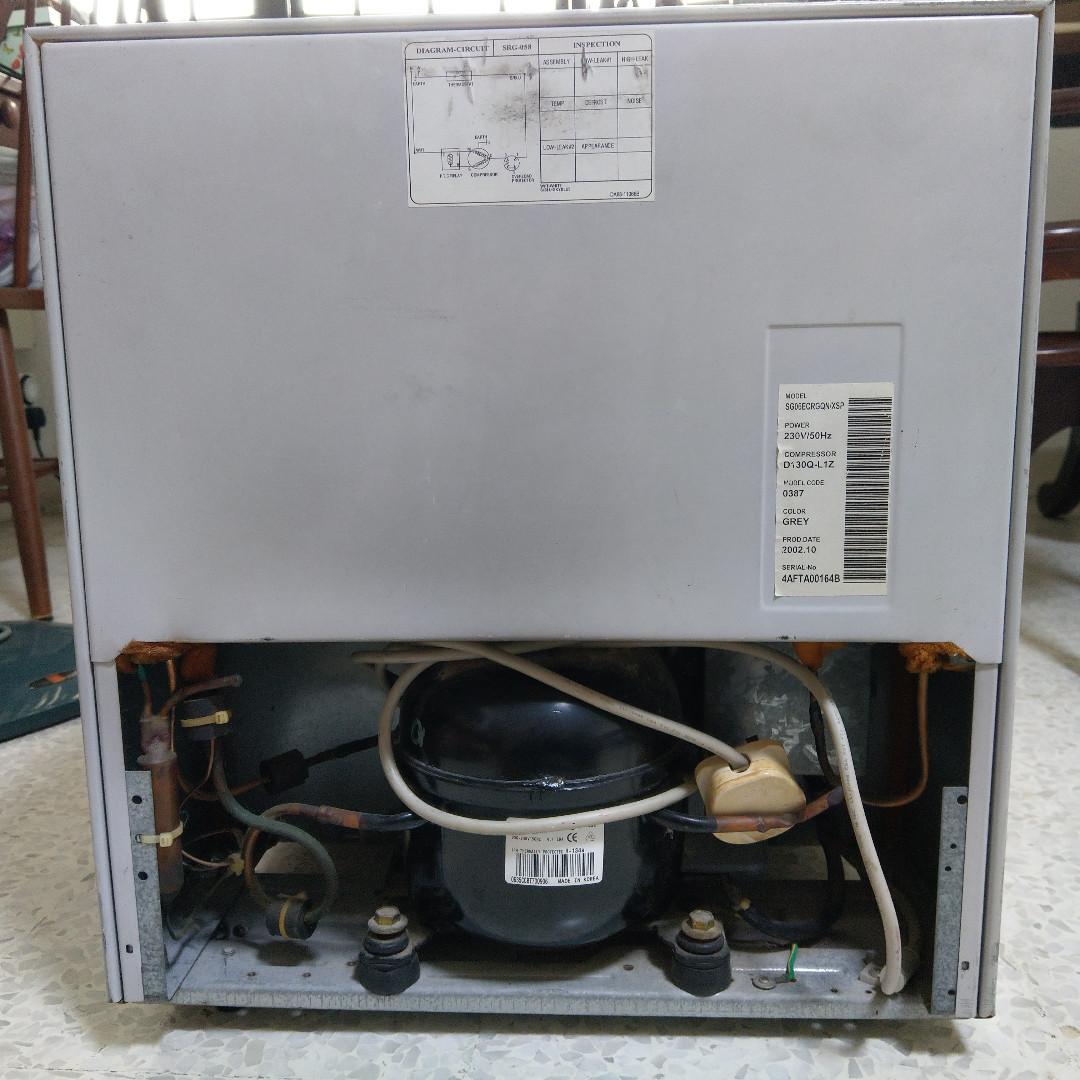 Samsung mini fridge SRG-058, TV & Home Appliances, Kitchen Appliances ...