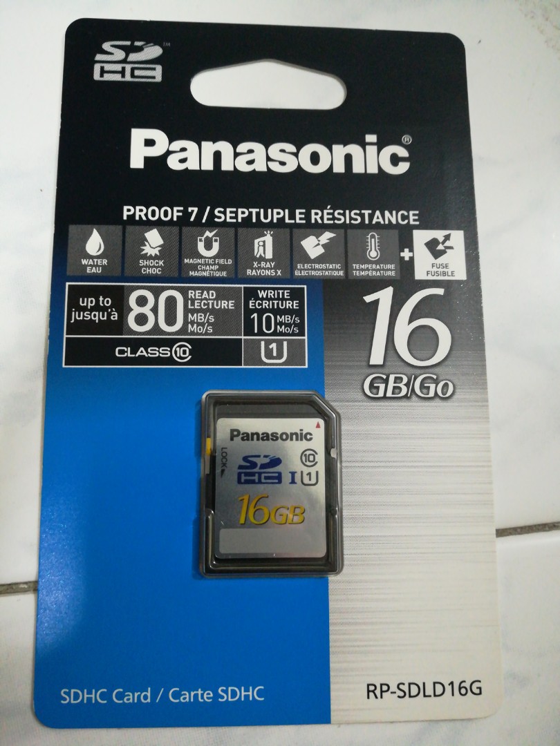 Panasonic SDHC SD Card And 4GB SD card, Computers & Tech, Parts & Accessories, Hard Disks ...