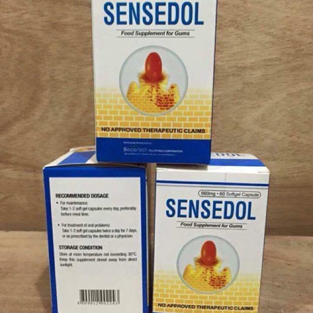Sensedol Food Supplementary for Gums, Health & Nutrition, Health ...