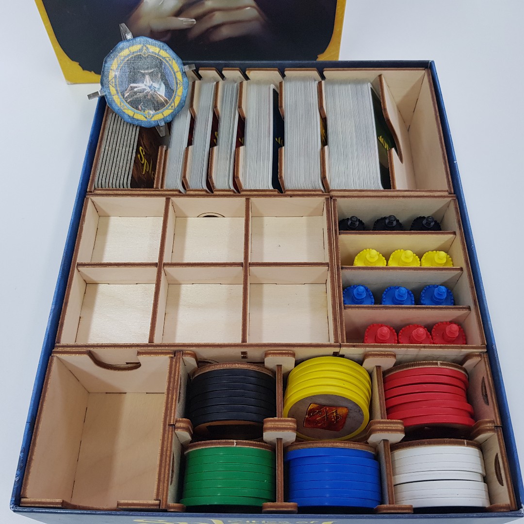 Splendor Board Game Organizer - Wooden, Hobbies & Toys, Toys & Games on ...