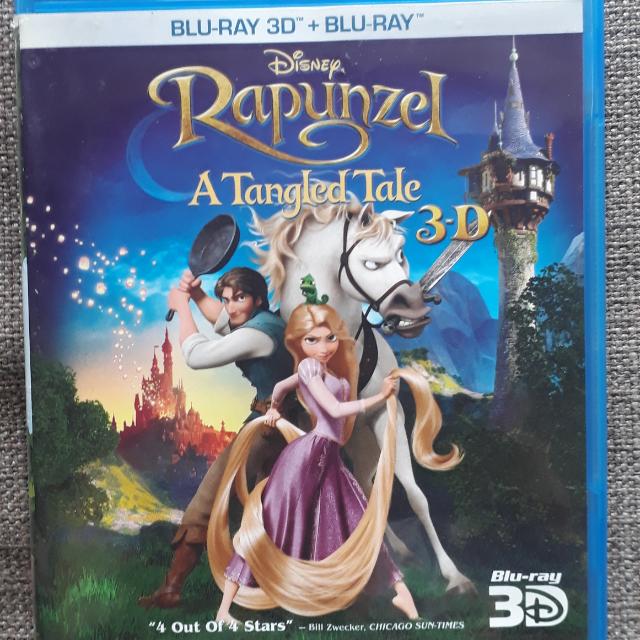"Tangled / Rapunzel" Blu-ray disc, Hobbies & Toys, Music & Media, CDs & DVDs on Carousell