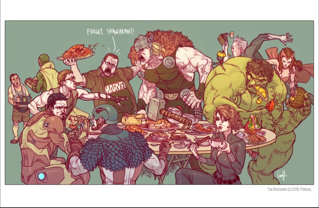 Marvel The Avengers 2015 - Eating Local Food, Hobbies & Toys ...