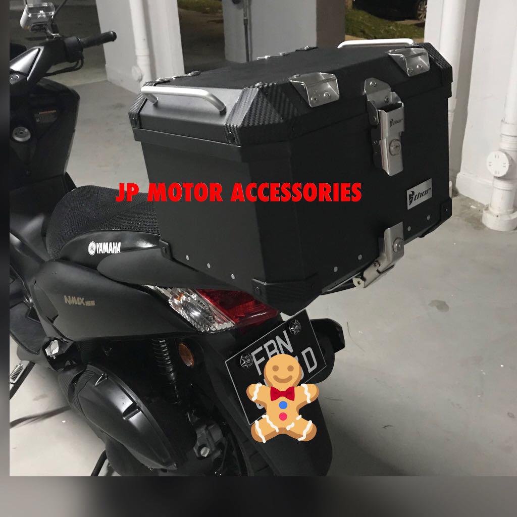 TOP BOX THOR 40L MATT BLACK INSTOCK NMAX155 NMAX XMAX 300 XMAX300 ...