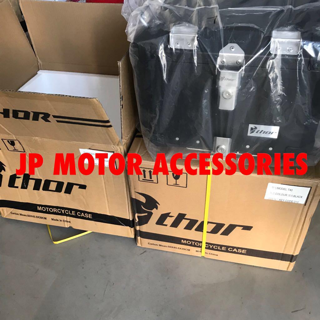TOP BOX THOR 40L MATT BLACK INSTOCK NMAX155 NMAX XMAX 300 XMAX300 ...
