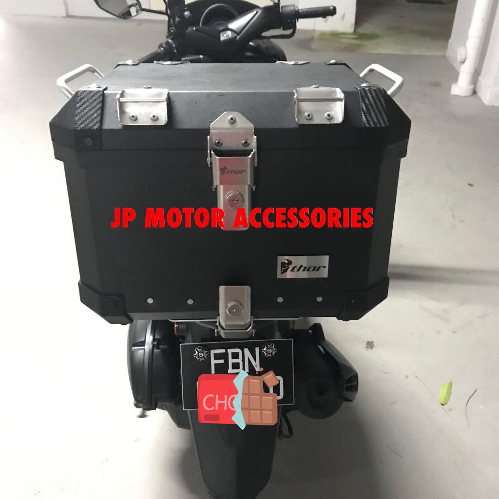 TOP BOX THOR 40L MATT BLACK INSTOCK NMAX155 NMAX XMAX 300 XMAX300 ...