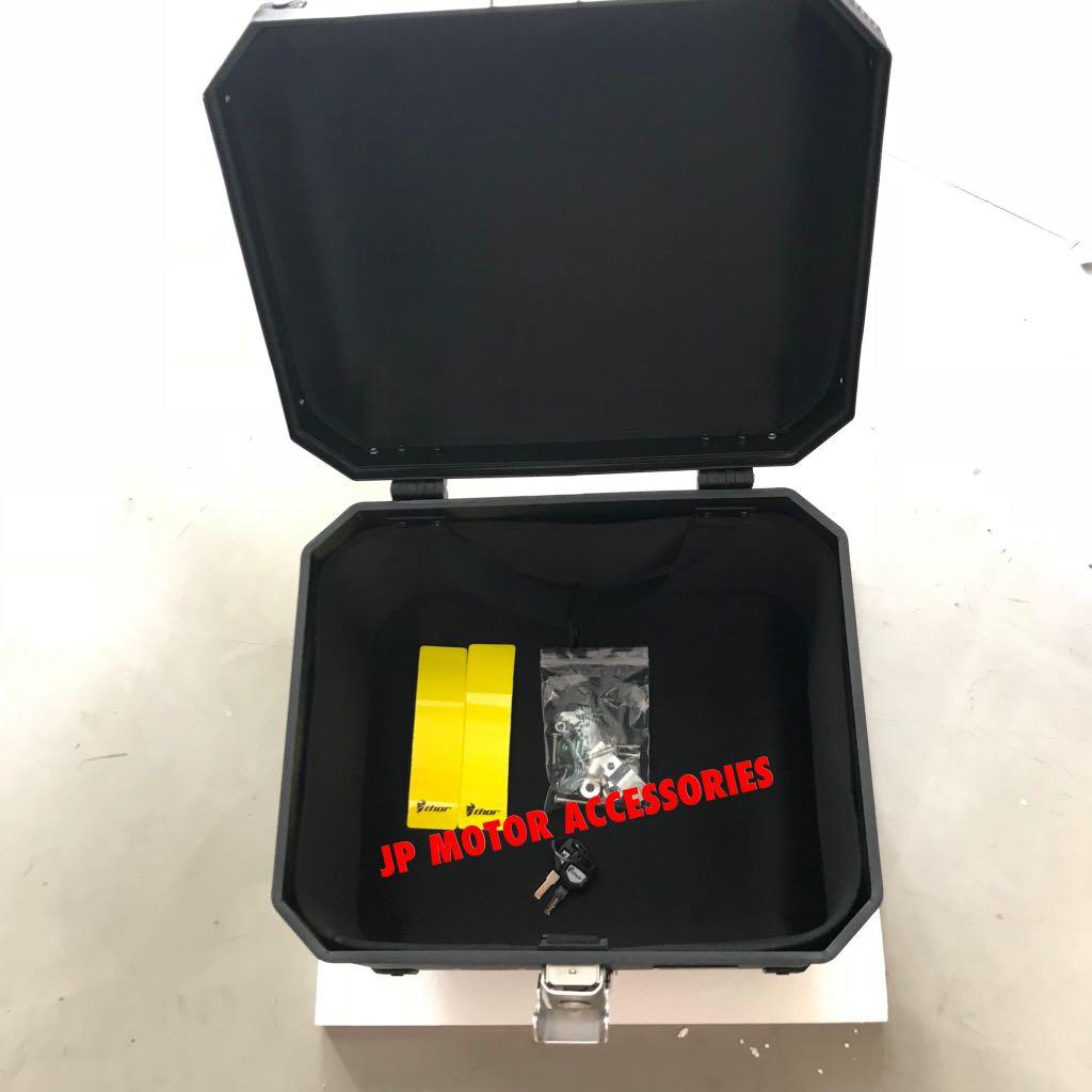 TOP BOX THOR 40L MATT BLACK INSTOCK NMAX155 NMAX XMAX 300 XMAX300 ...