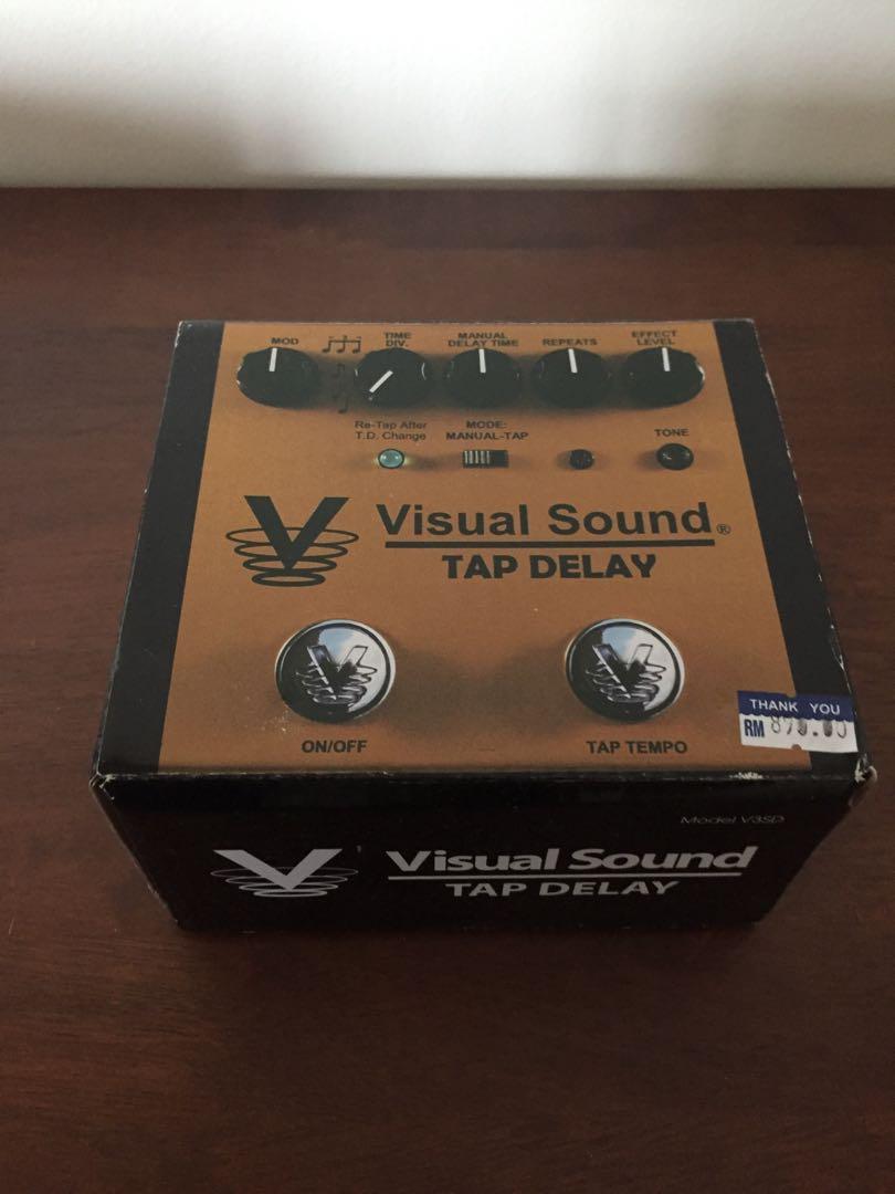 Visual Sound Tap Tempo Delay Pedal, Hobbies & Toys, Music & Media ...