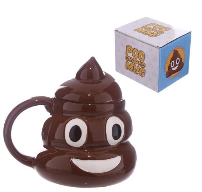 WHATSAPP EMOJI POOP SHAPE 3D MUG, Furniture & Home Living, Kitchenware ...