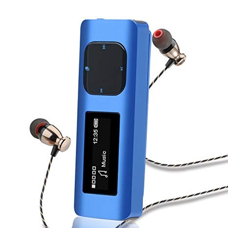 wiwoo U2 16GB Metal MP3 player With Clip & Armband, TV & Home ...