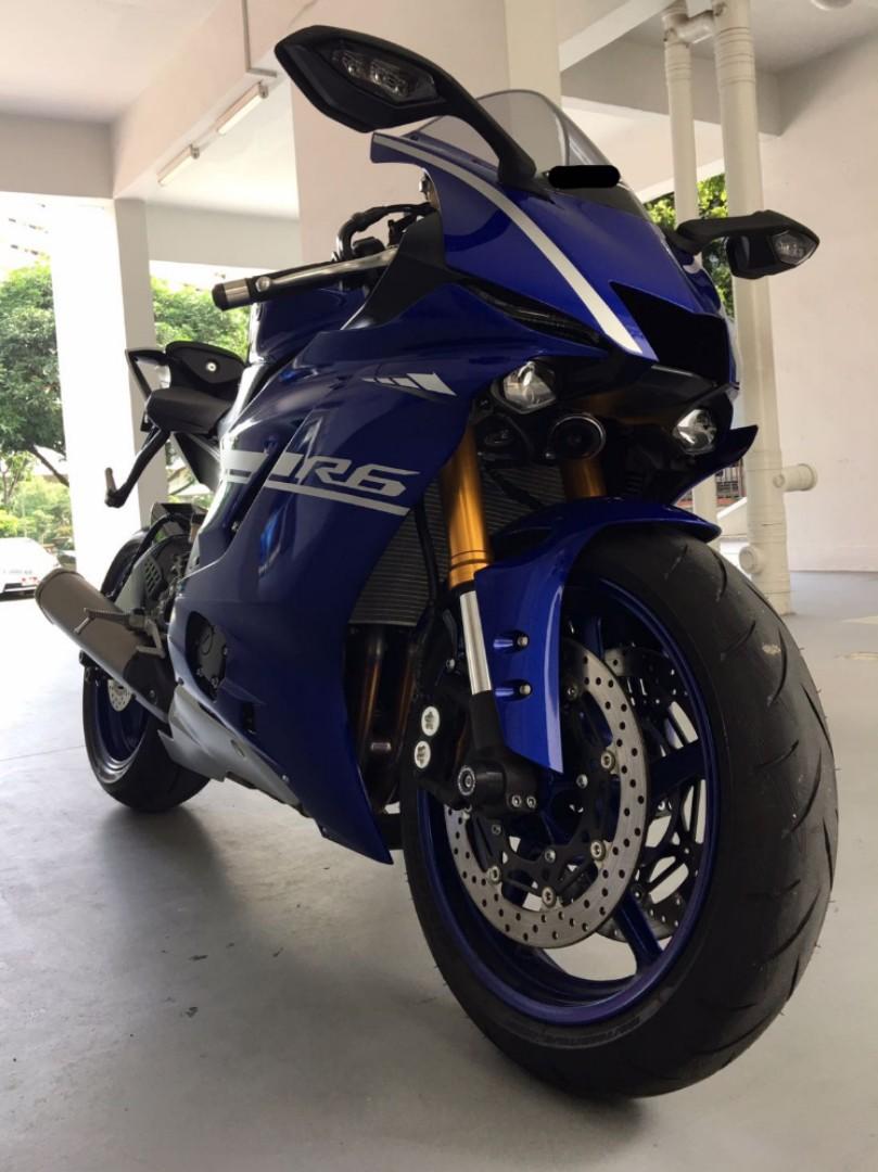 Yamaha YZF R6 2017, Motorcycles, Motorcycles for Sale, Class 2 on Carousell