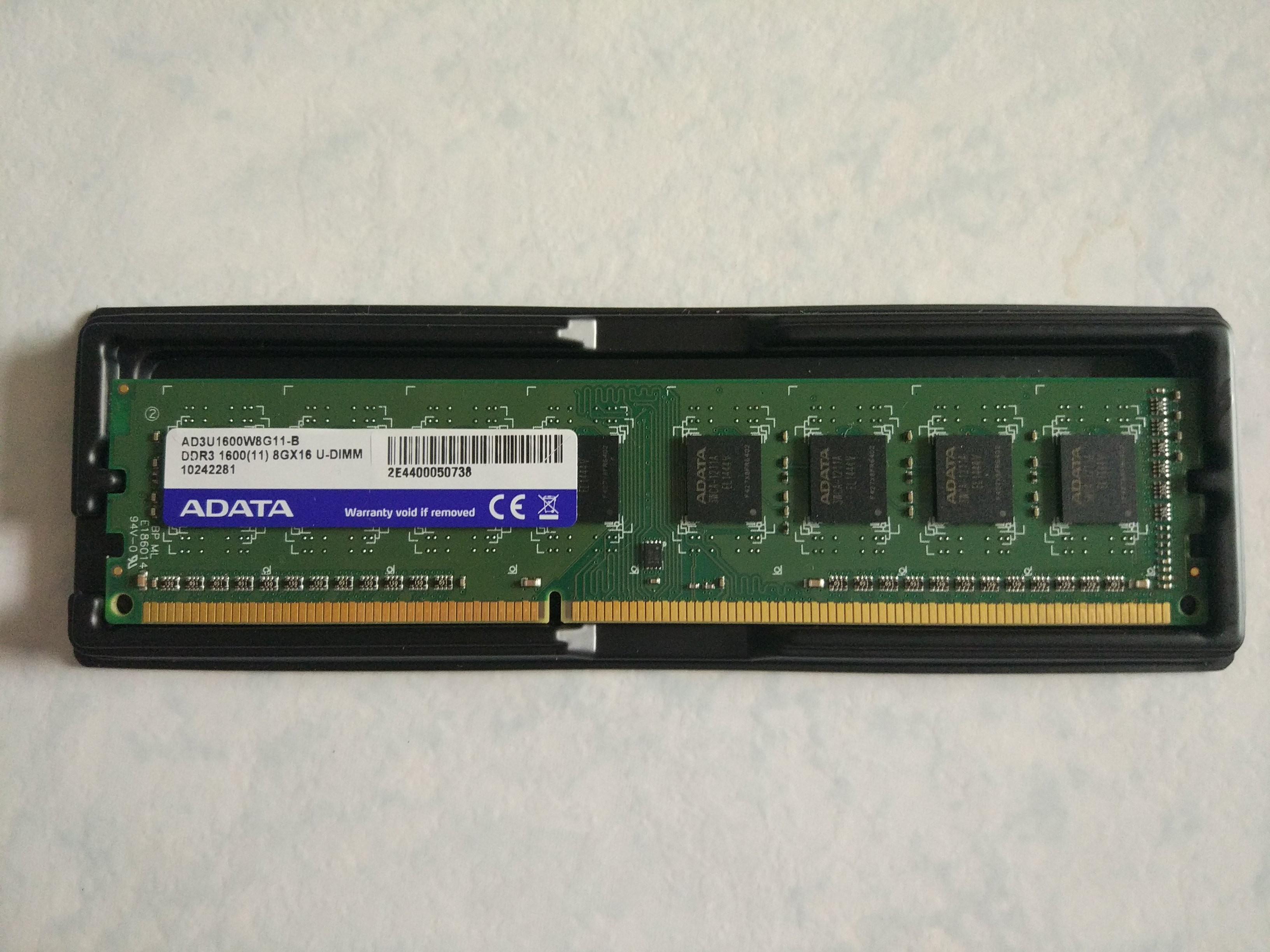 Adata DDR3 8GB Desktop Ram, Computers & Tech, Parts & Accessories ...