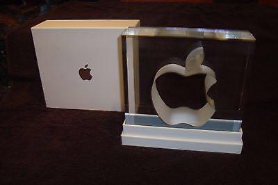 Apple 10 Year Service Award Crystal - Ten Year Anniversary Service ...