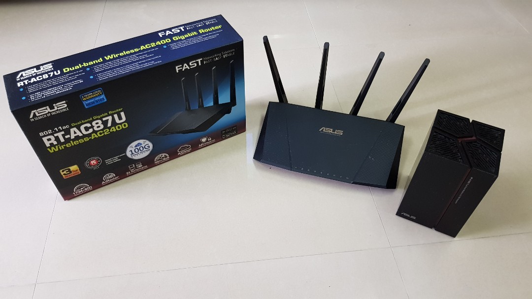 ASUS 87U and AC 68U repeater, Computers & Tech, Parts & Accessories ...