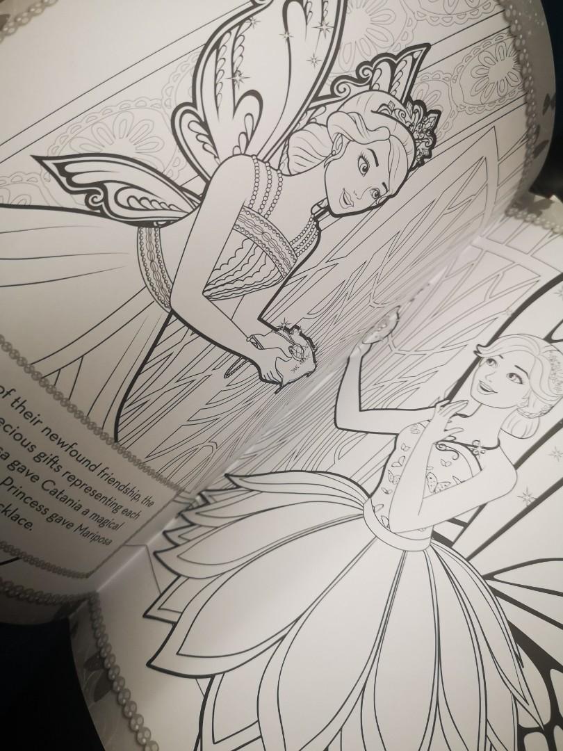barbie mariposa and the fairy princess coloring pages