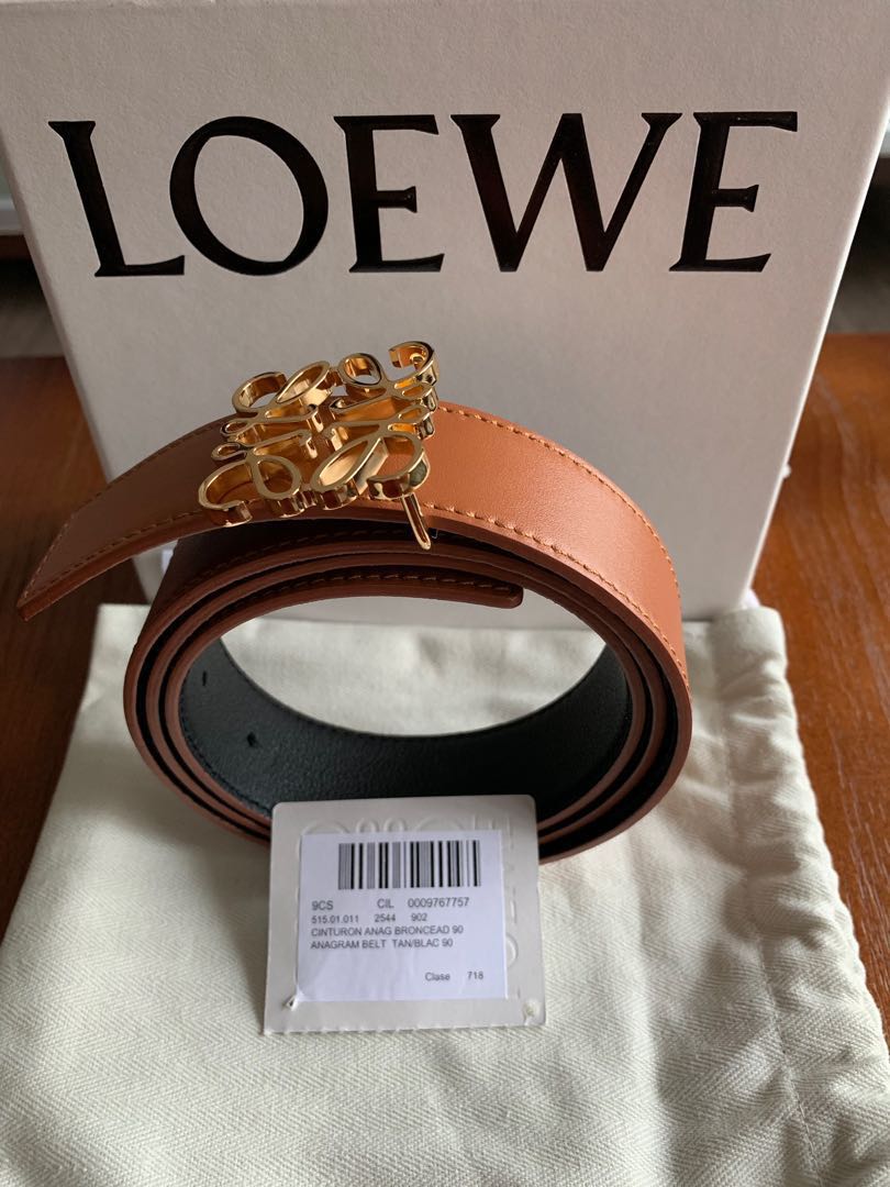 Brand New Loewe Anagram buckle reversible belt, Luxury, Accessories on ...