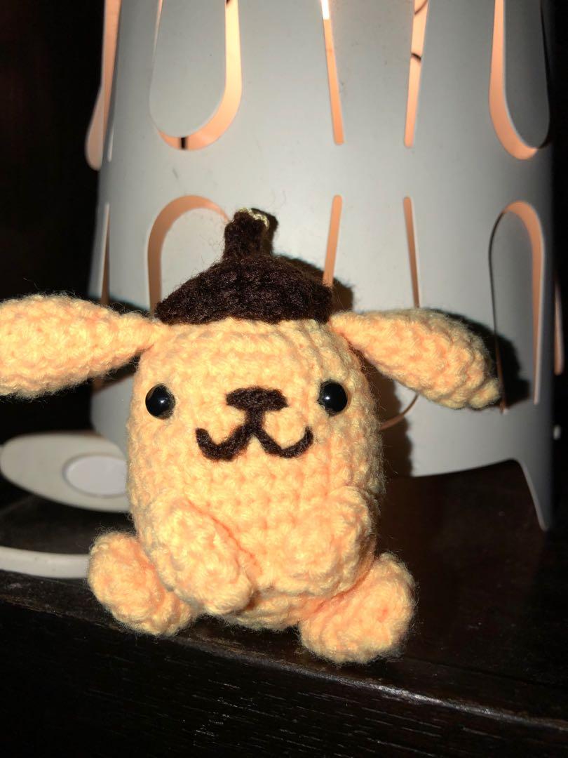 Crochet Pom Pom Purin (Bag Charm Series #5), Hobbies & Toys, Stationery ...