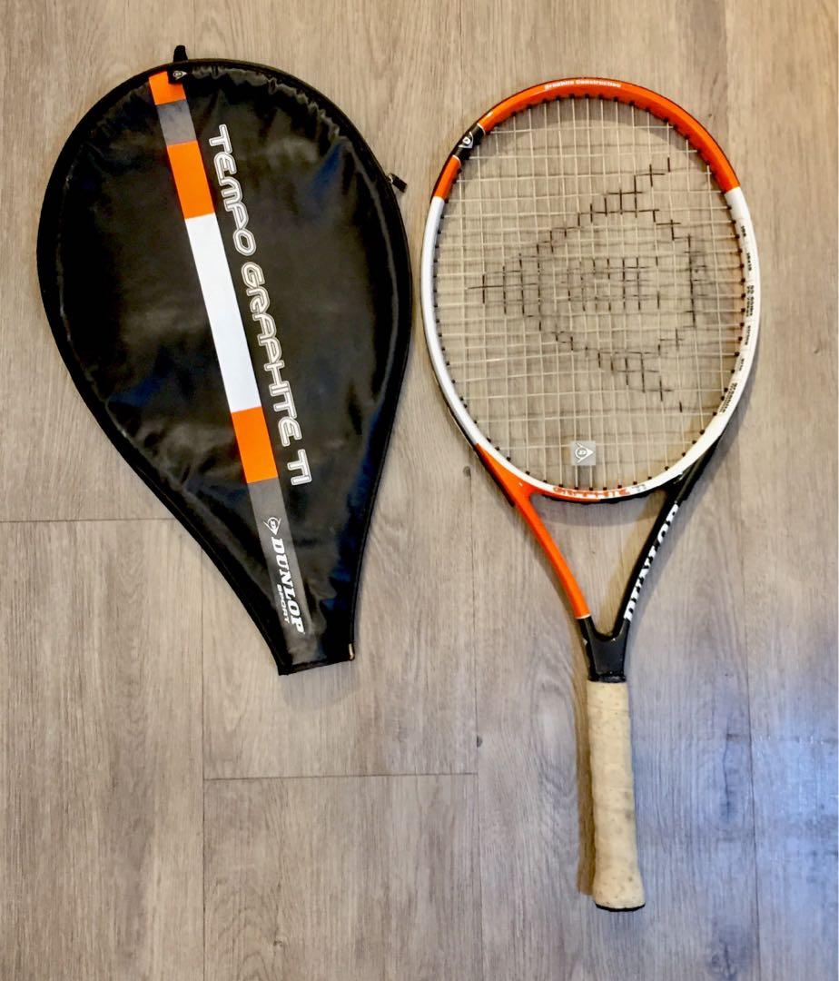 Dunlop Tennis Racket, Sports Equipment, Sports & Games, Racket & Ball ...