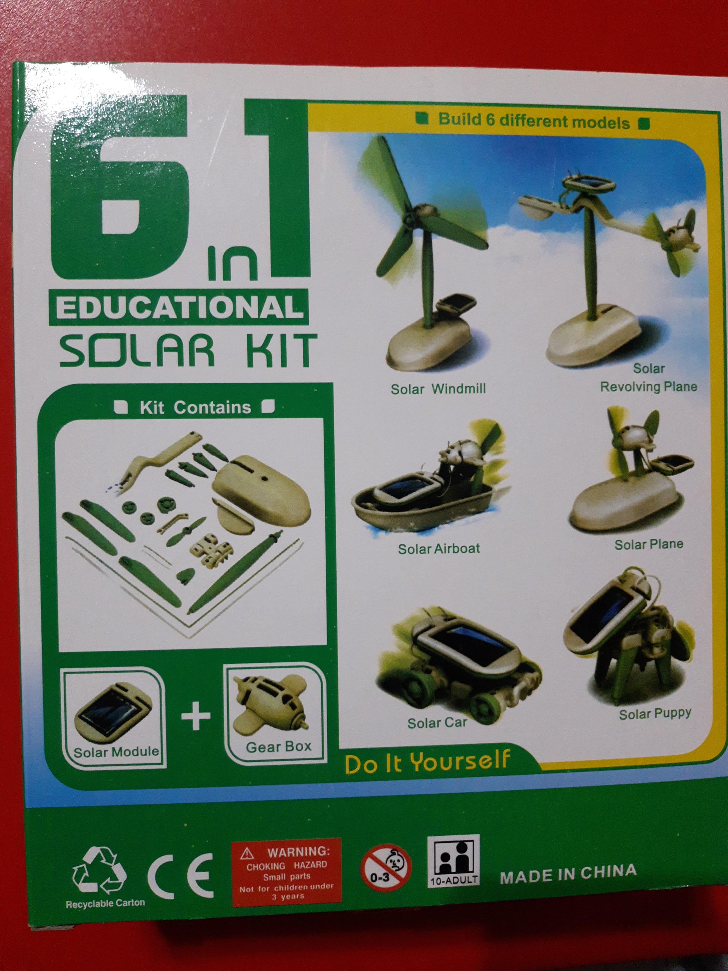 Educational Solar Kit, Hobbies & Toys, Toys & Games on Carousell