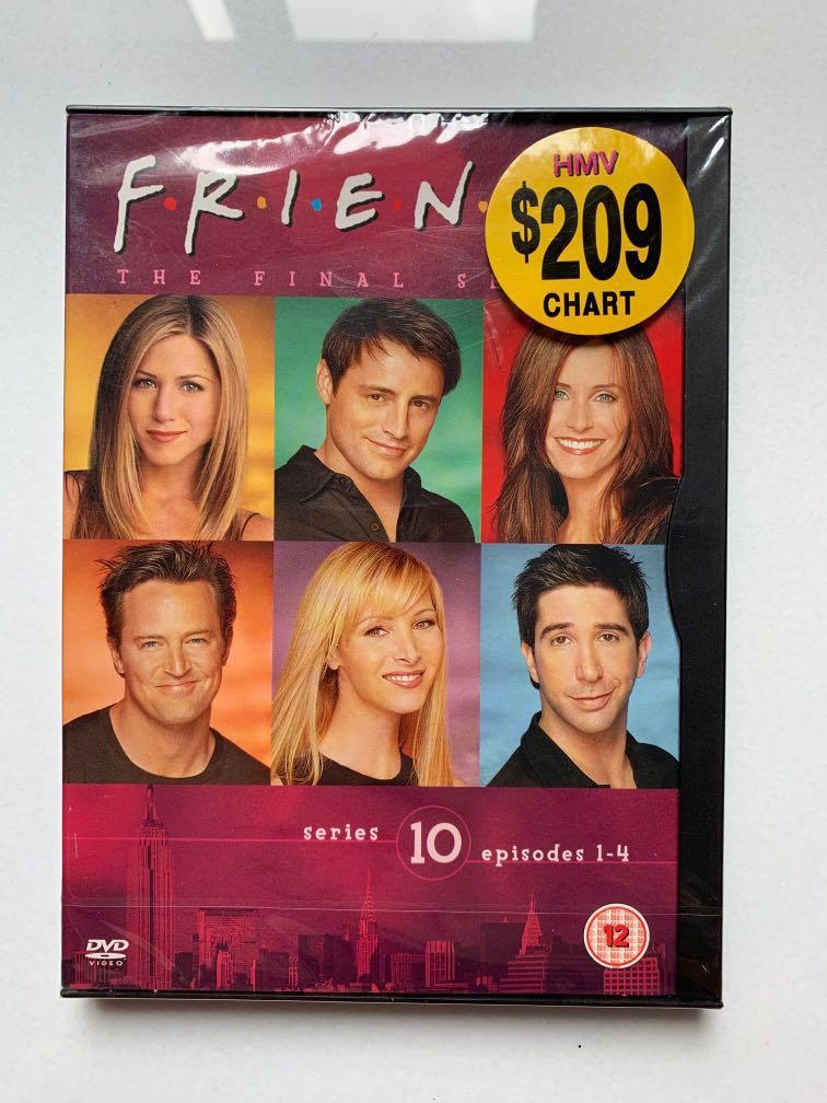 Friends Sitcom DVD Series 10 ep1-4, 興趣及遊戲, 收藏品及紀念品, 明星周邊 - Carousell