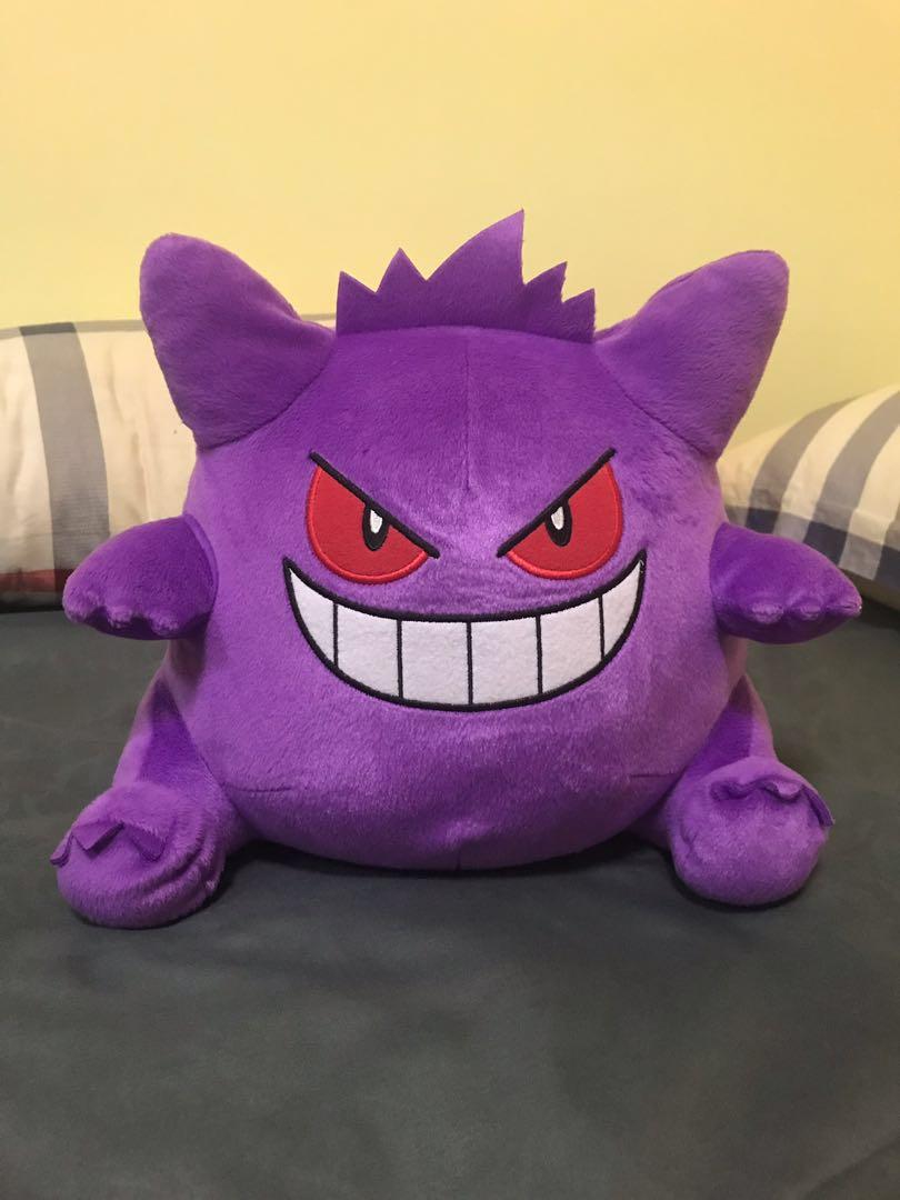 Gengar Pokemon Stuffed toy plushie doll, Hobbies & Toys, Toys & Games ...