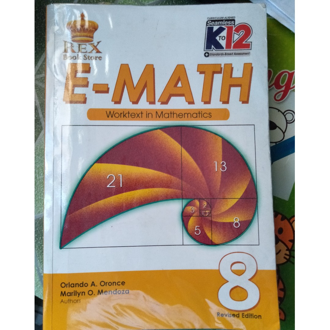 Grade 8 math, Hobbies & Toys, Books & Magazines, Textbooks on Carousell