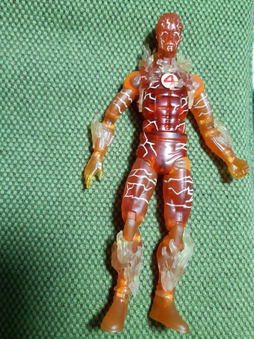 Hasbro ML Marvel Legends Nova Human Torch Fantastic Four NOT Toy Biz Kingpin Sandman Apocalypse ...