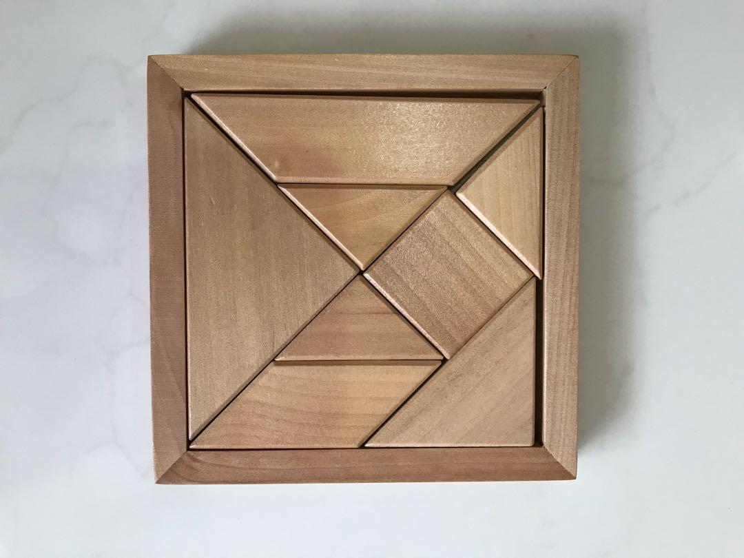 Heguru Learning Materials - Iroita, Tangram, Pelican Puzzle, Hobbies ...