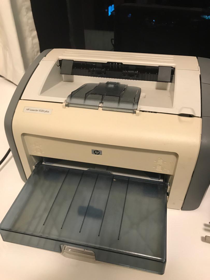 Hp printer laser jet 1020 plus, Computers & Tech, Printers, Scanners ...