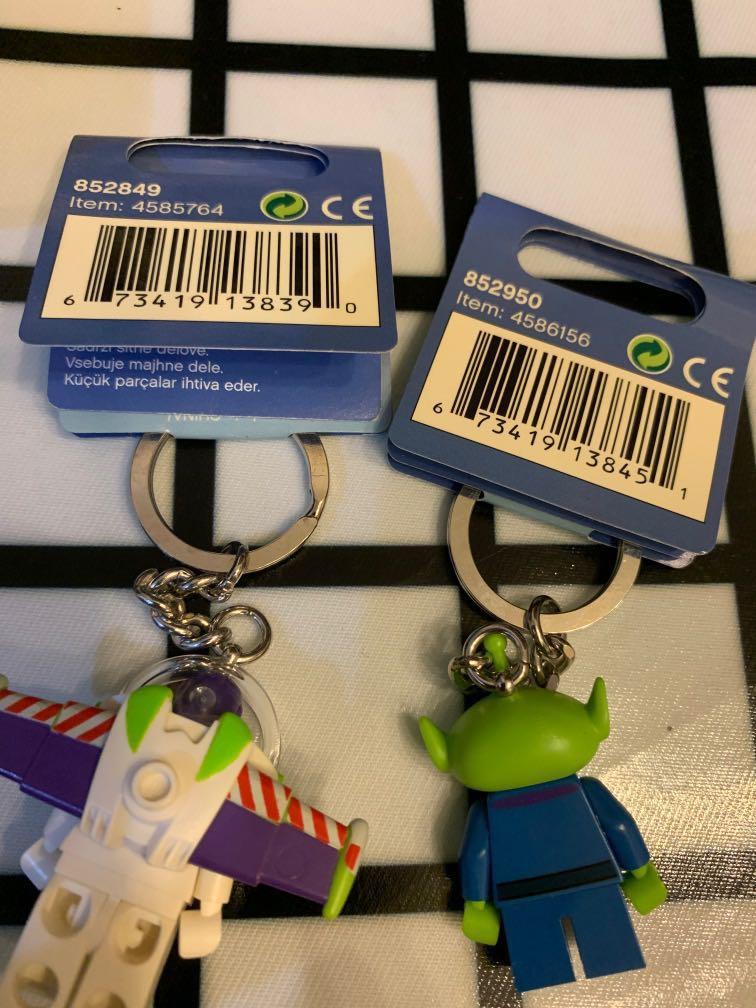 Lego Toy story keychain巴斯光年Buzz Lightyear 三眼仔Little Green Man鎖匙扣, 興趣及遊戲 ...