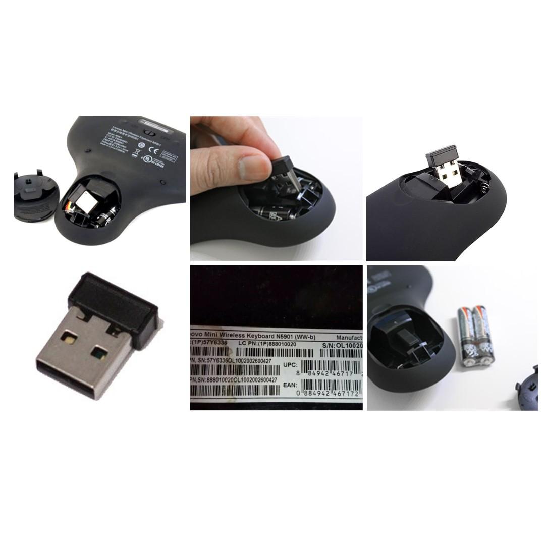 Lenovo Multimedia Remote with Keyboard N5901, Computers & Tech, Parts ...