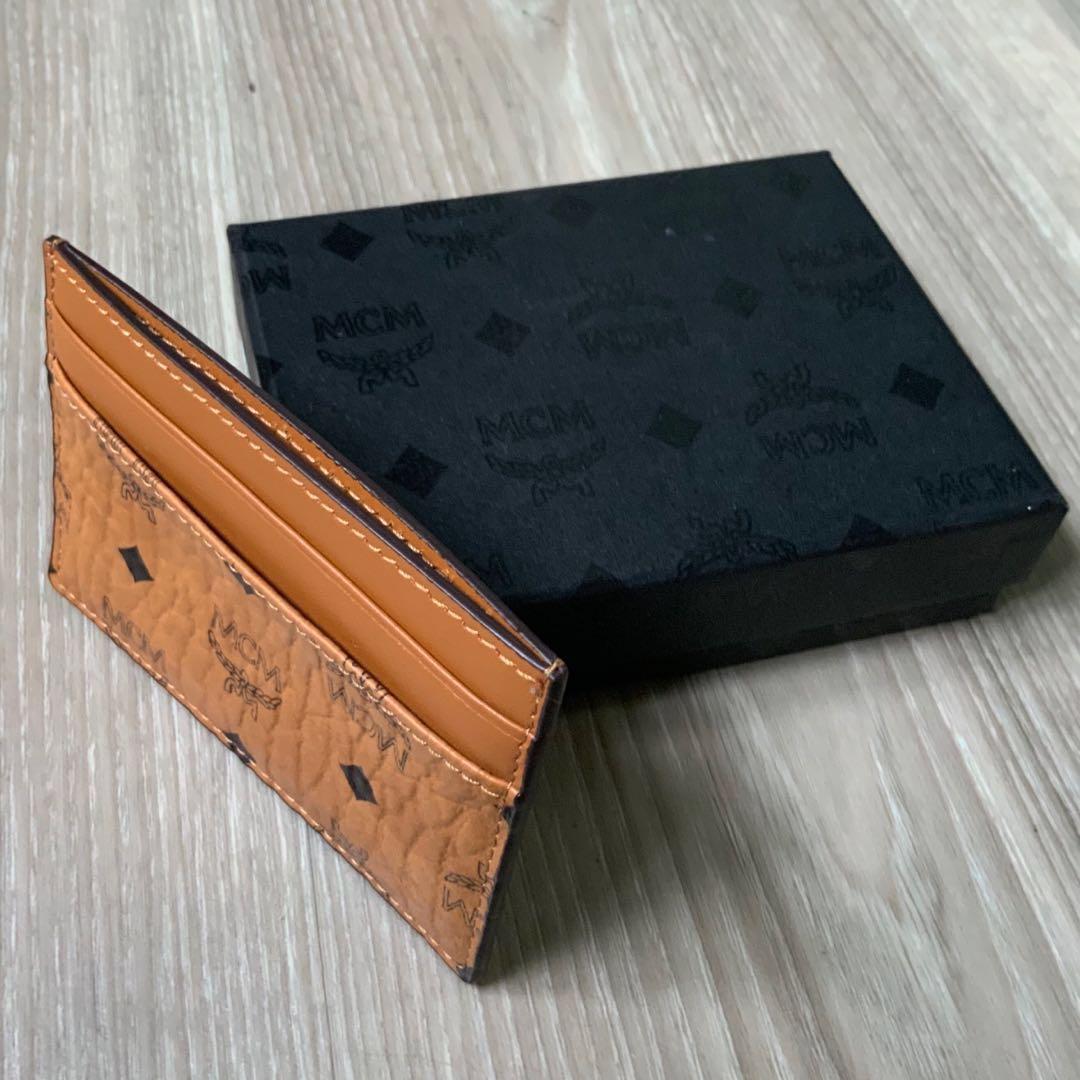 MCM Card Case in Visetos Original (Mini), Luxury, Accessories on Carousell