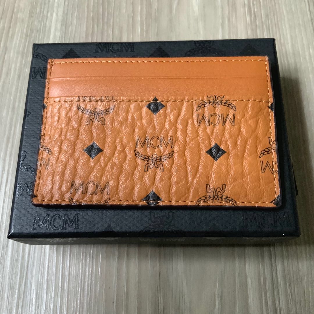 MCM Card Case in Visetos Original (Mini), Luxury, Accessories on Carousell