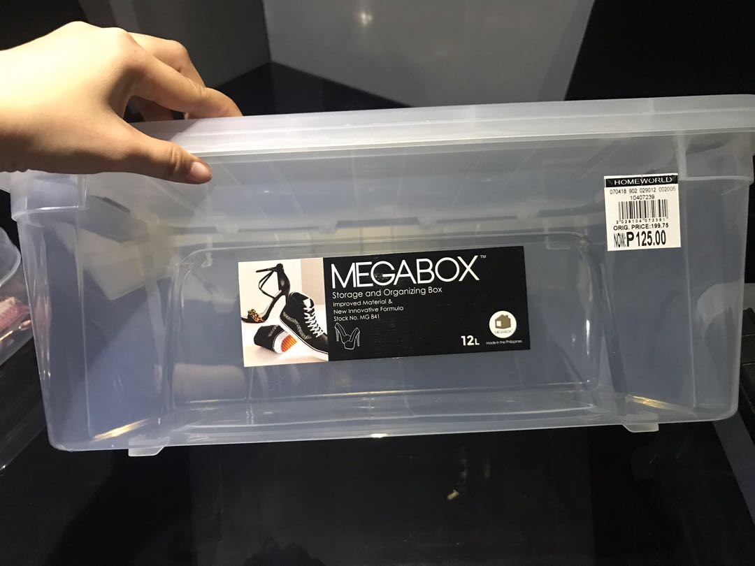 Megabox Shoe Box 6L, Babies & Kids, Baby Nursery & Kids Furniture ...