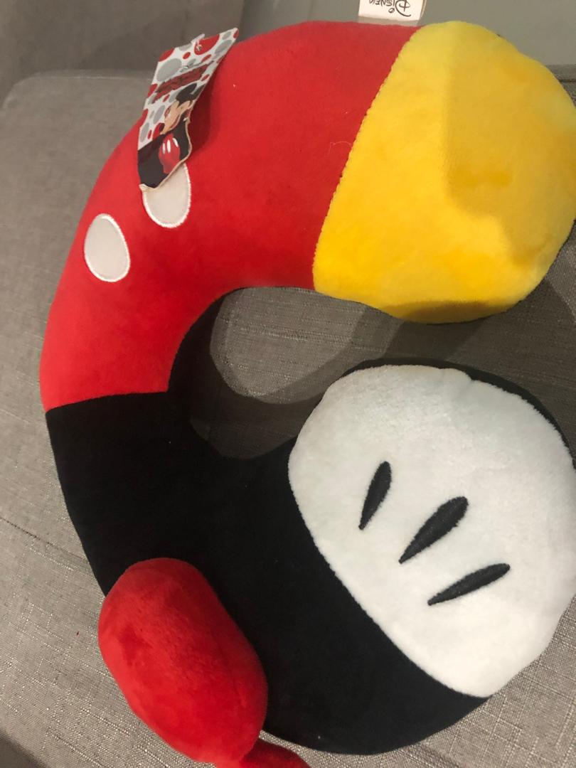 Mickey Mouse Neck Pillowe, Hobbies & Toys, Travel, Travel Essentials ...