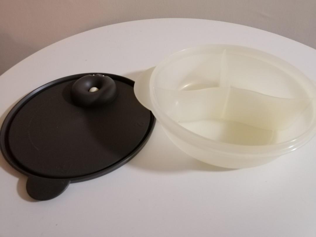 Microwave 3 partition food container, Furniture & Home Living ...