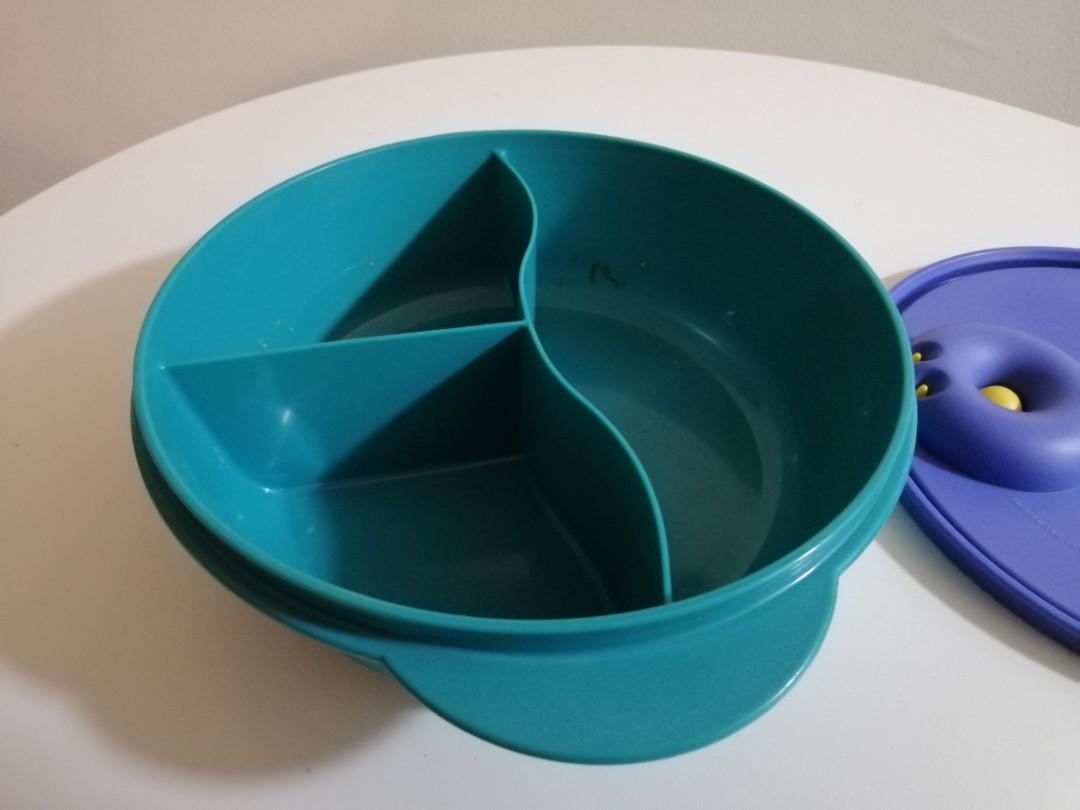 Microwave 3 partition food container, Furniture & Home Living ...