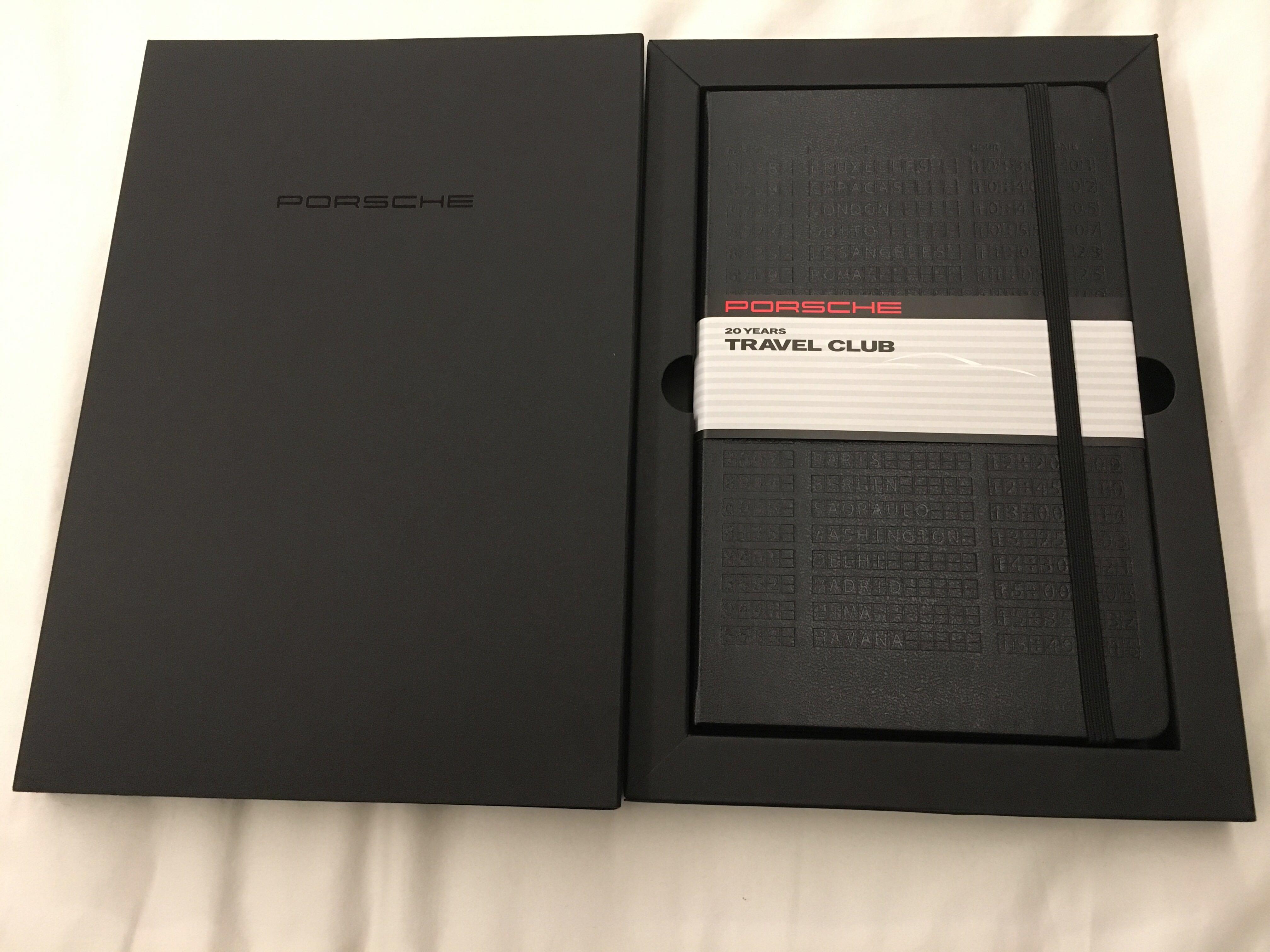 Moleskine Notebook - Porsche Travel Club Custom Edition, Hobbies & Toys ...