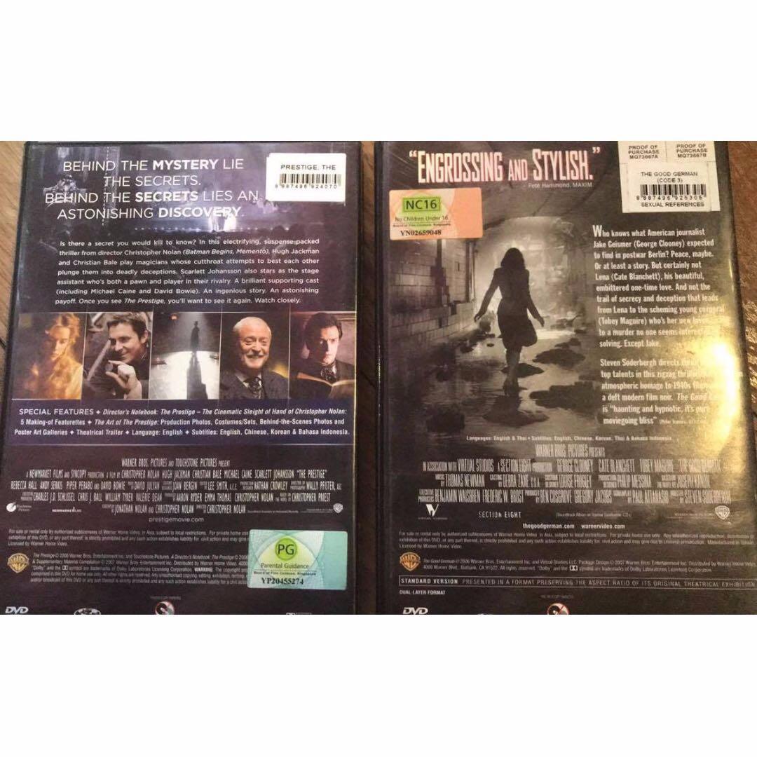 Movie VCD DVD Assortment Film Bourne Pirates of the Caribbean Kung Fu ...