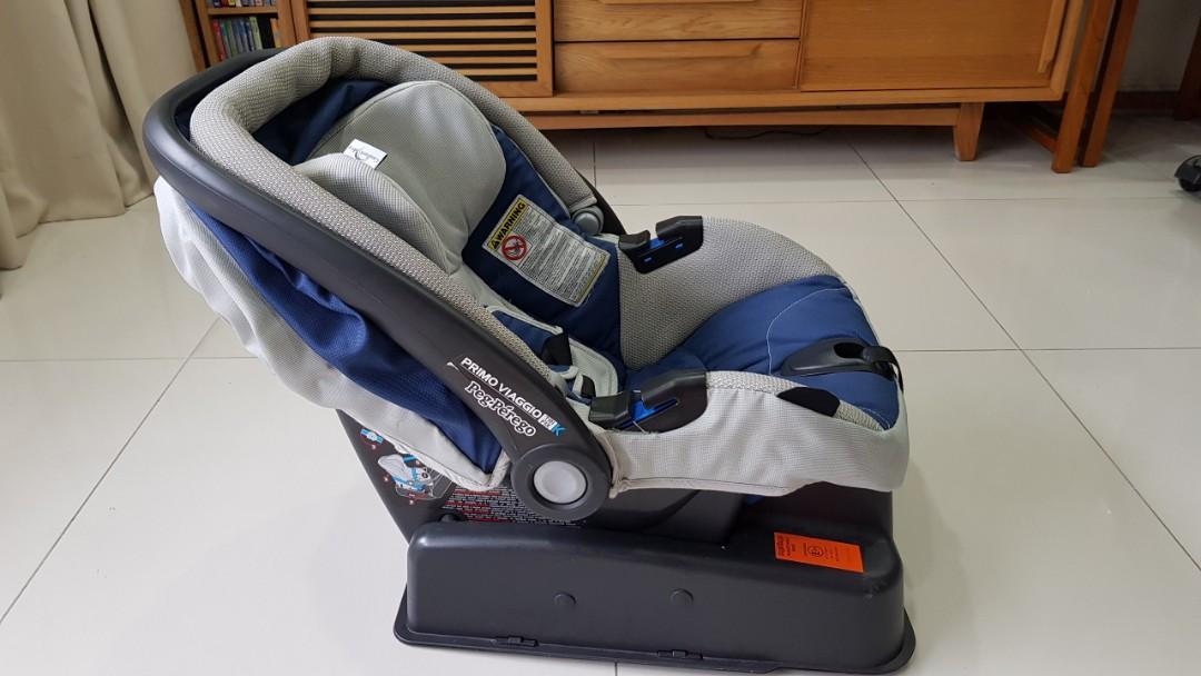 Peg Perego Infant Car Seat with Base, Babies & Kids, Going Out, Car ...