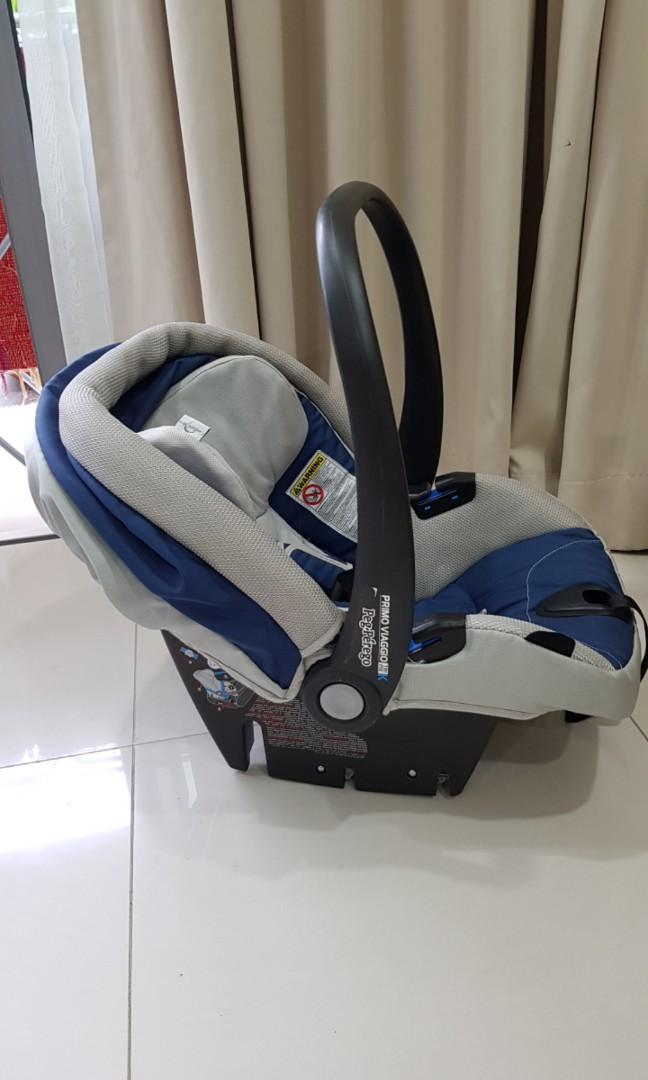 Peg Perego Infant Car Seat with Base, Babies & Kids, Going Out, Car ...
